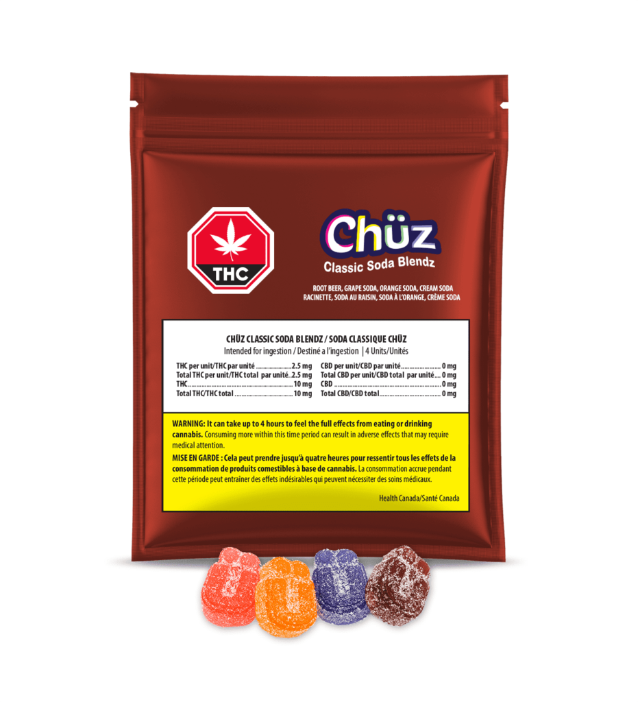 CHUZ – CLASSIC SODA BLENDZ 5X4.5G – UpinSky Mcphillips