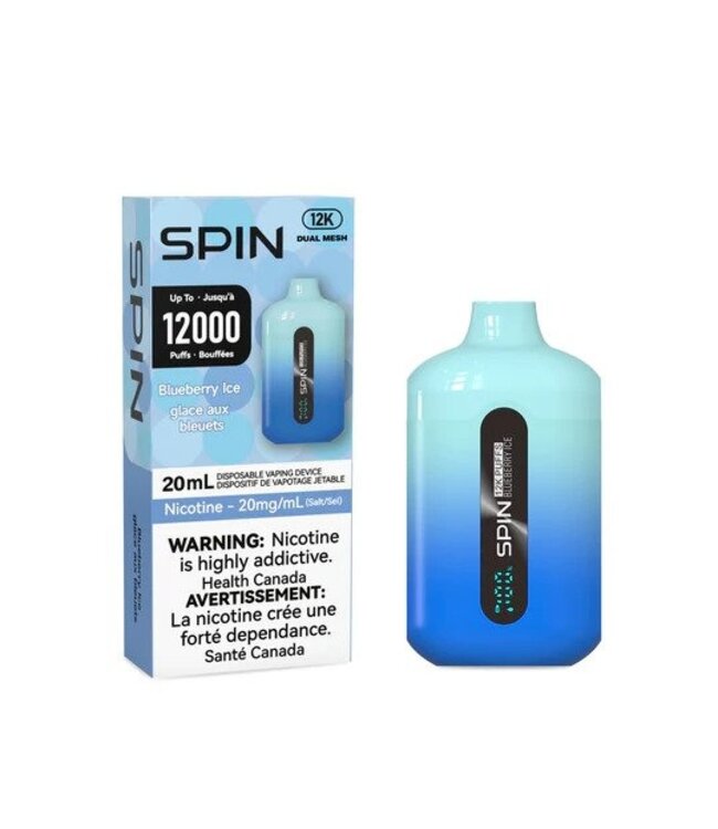 SPIN 12K – BLUEBERRY ICE – Up In Sky Cannabis & Tobacconist